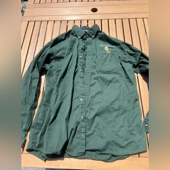 jonathan corey | Shirts | Vintage Green Button Up Xl | Poshmark